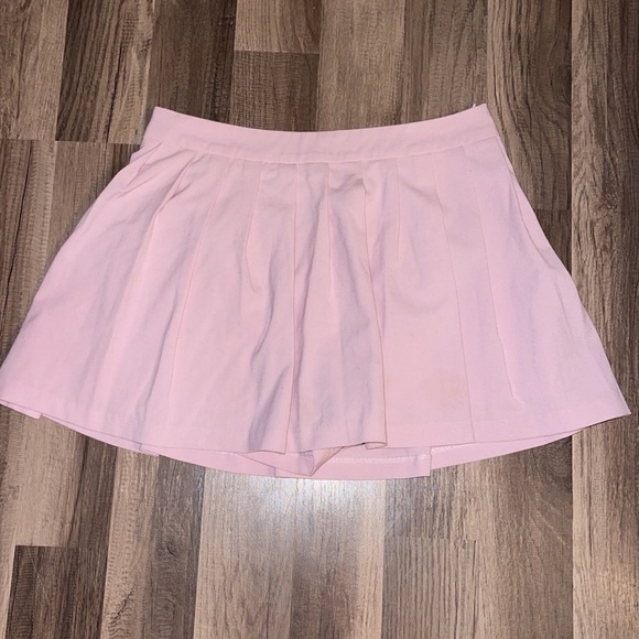 Forever 21 | Skirts | Pleated Skort Pink | Poshmark